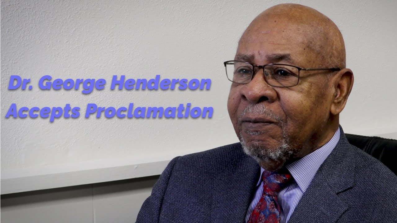 Dr. George Henderson Accepts "Sundown Town" Apology Proclamation, from ...