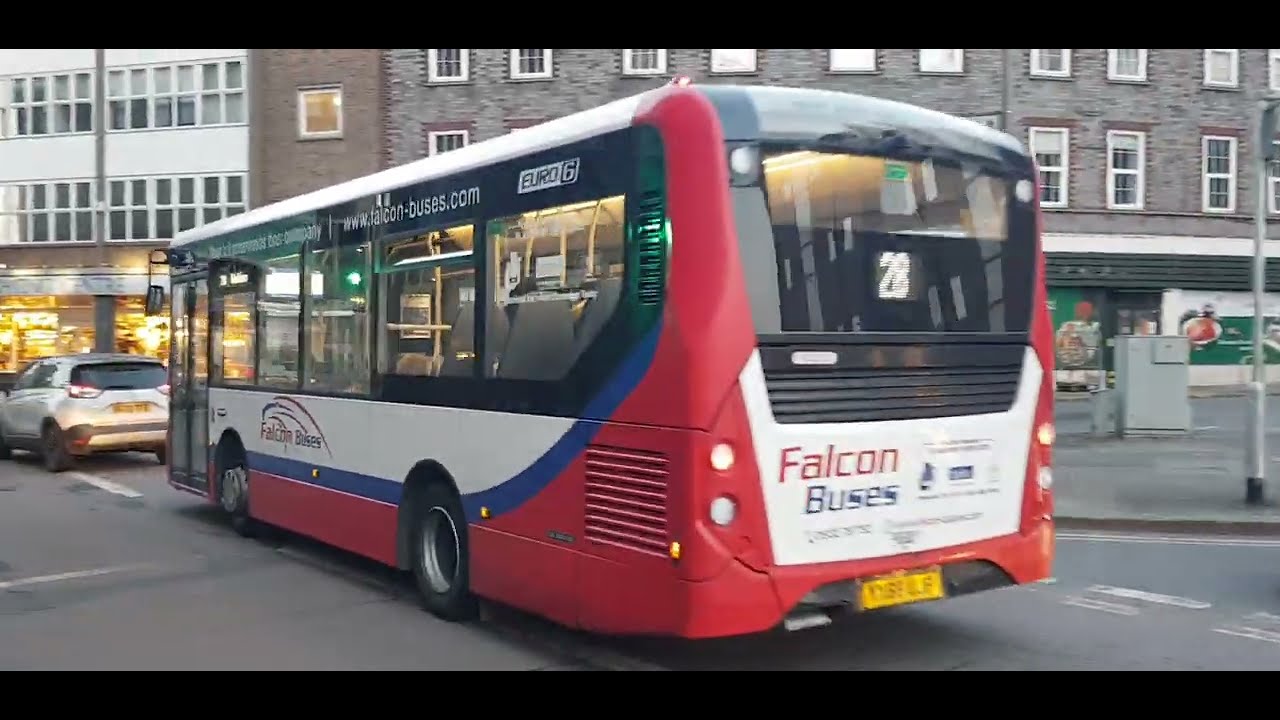 Here is the 28 Falcon bus in Guildford Wednesday 23 March 2022 - YouTube