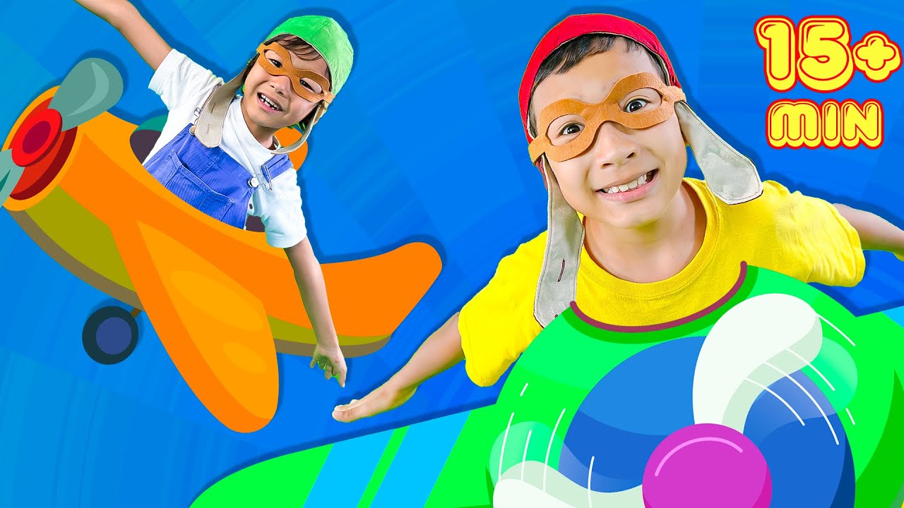 Airplane song + Kids Songs And More Nursery Rhyme - YouTube