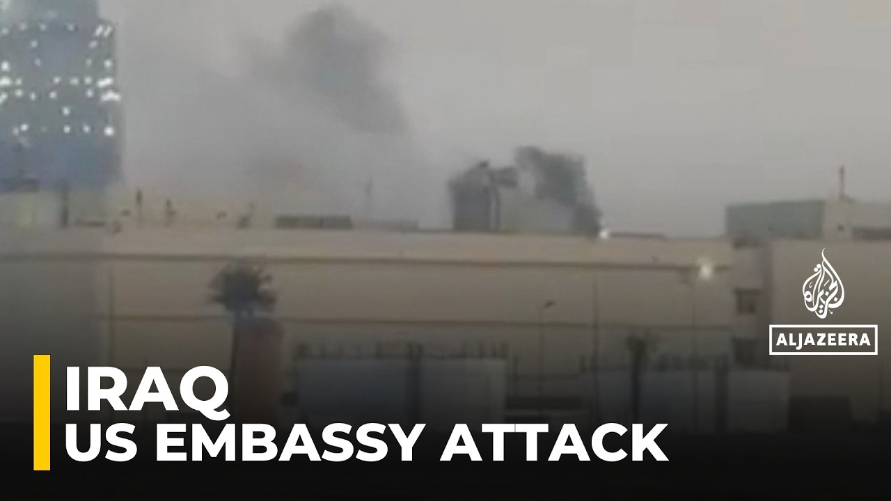 Attack on US embassy in Baghdad: Smoke seen rising from compound in ...
