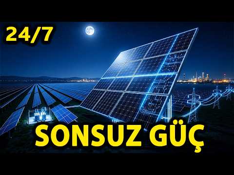 Çin Geceleri Çalışan Bir Güneş Paneli İnşa Etti
