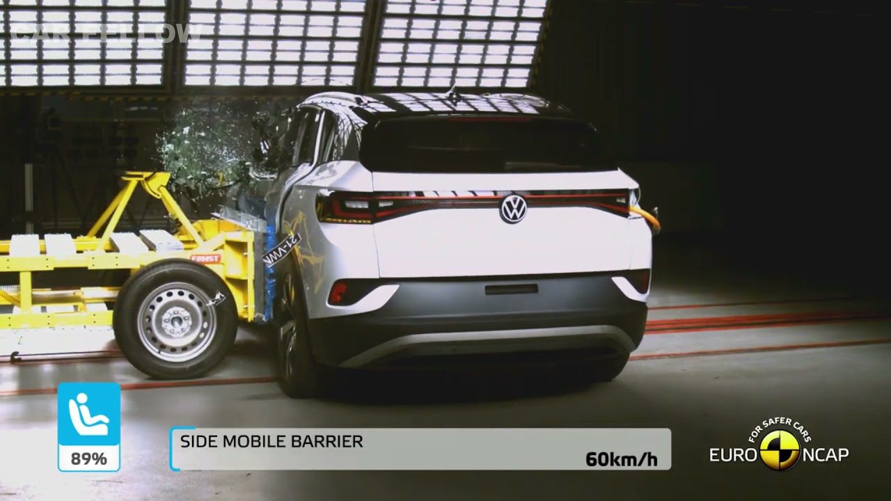 2021 Volkswagen ID4 EURO NCAP Crash Safety Test - YouTube