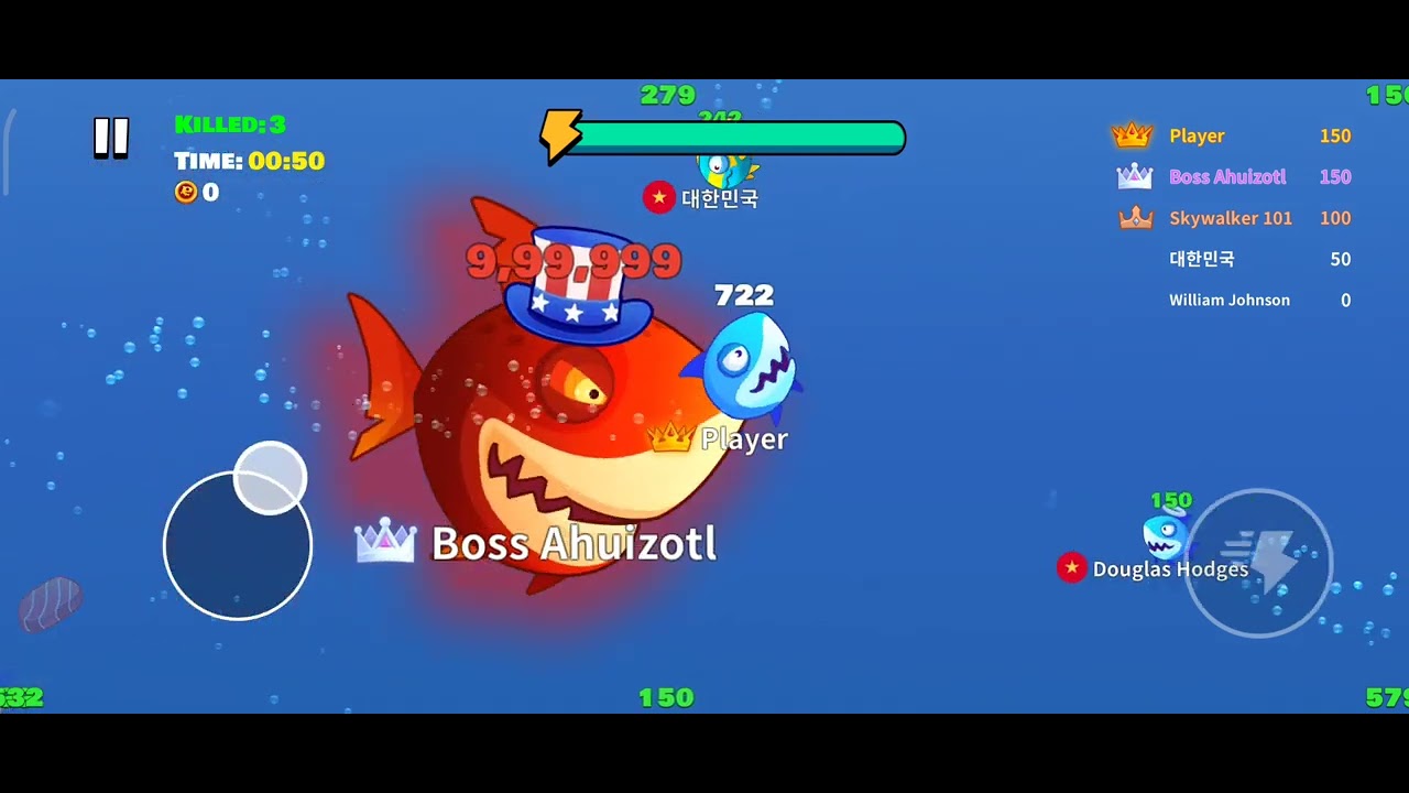 Big Giant Fish Attack On Small Fish - Giant Fish Eat Smalls Fish - Kids ...