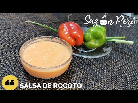 SALSA DE ROCOTO - RECETA PERUANA - YouTube