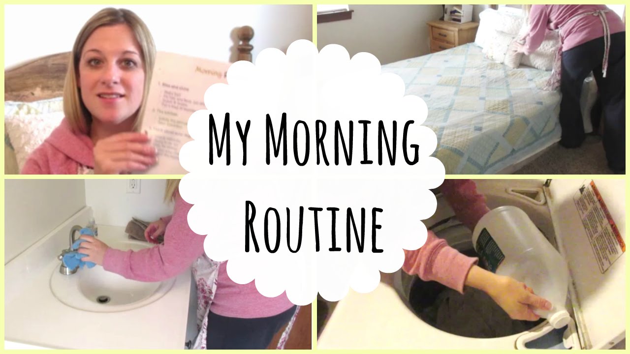 My Morning Routine - A SAHM's Typical Day - YouTube