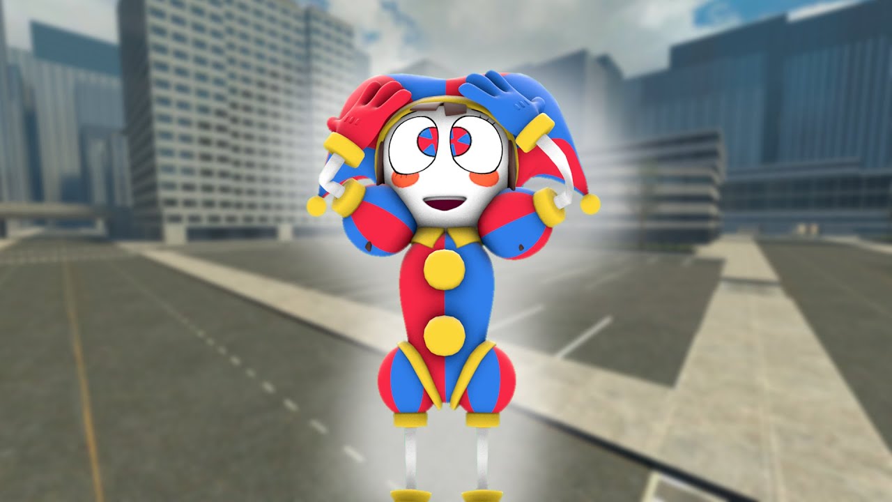 Pomni Love Story in the city! Amazing Digital Circus | Garry's Mod ...