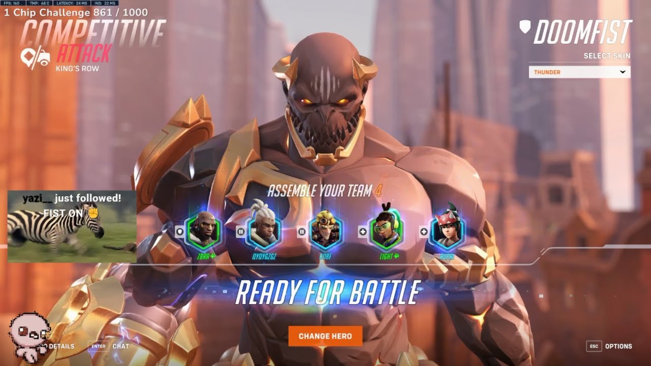 Overwatch 2 Doomfist God ZBRA Still Keeps Winning As Tank Doomfist ...