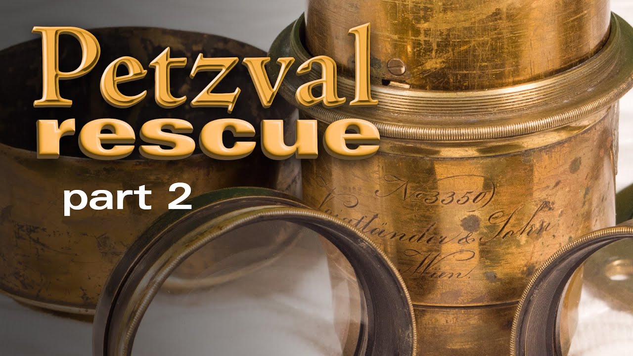 Rescuing an 1850 Voigtlander Petzval Lens - Part 2 - YouTube