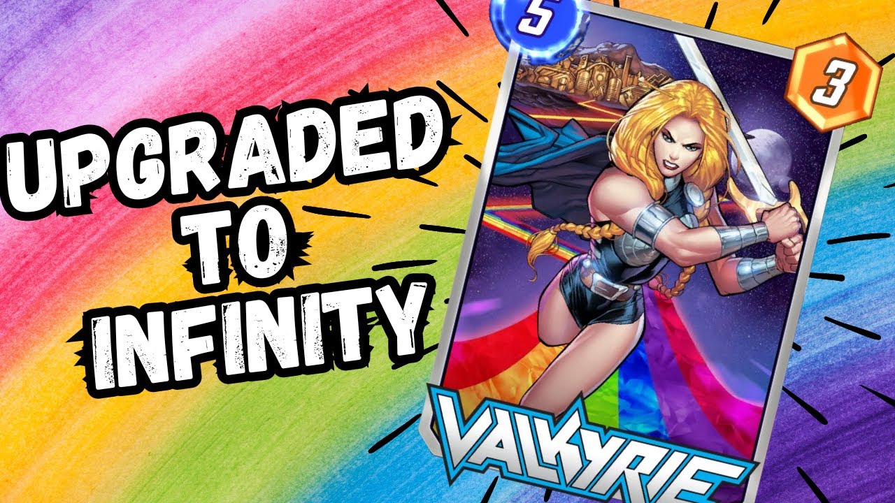 Valkyrie Upgraded to Infinity - Marvel Snap - YouTube