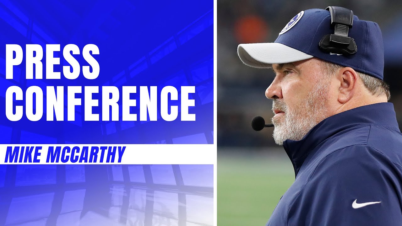 Head Coach Mike McCarthy Press Conference 12-4-23 | #DALvsPHI | Dallas ...