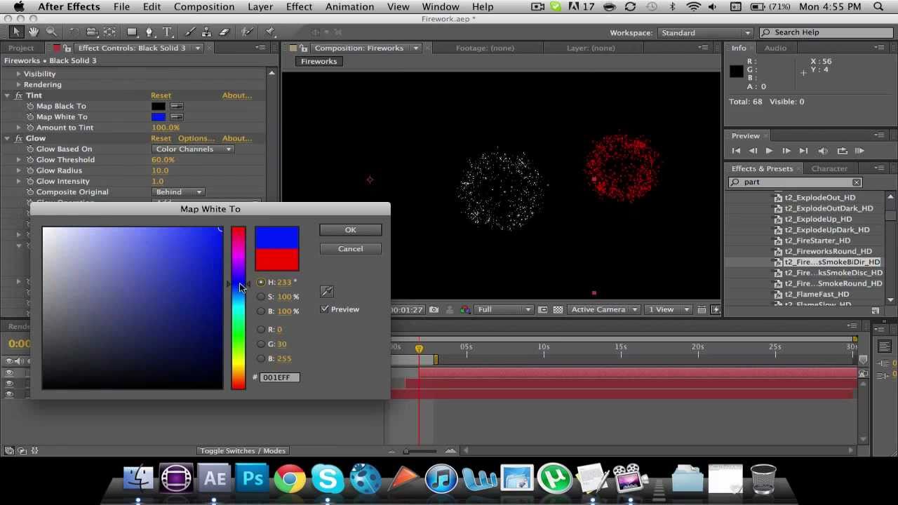 After Effects Fireworks Tutorial - YouTube
