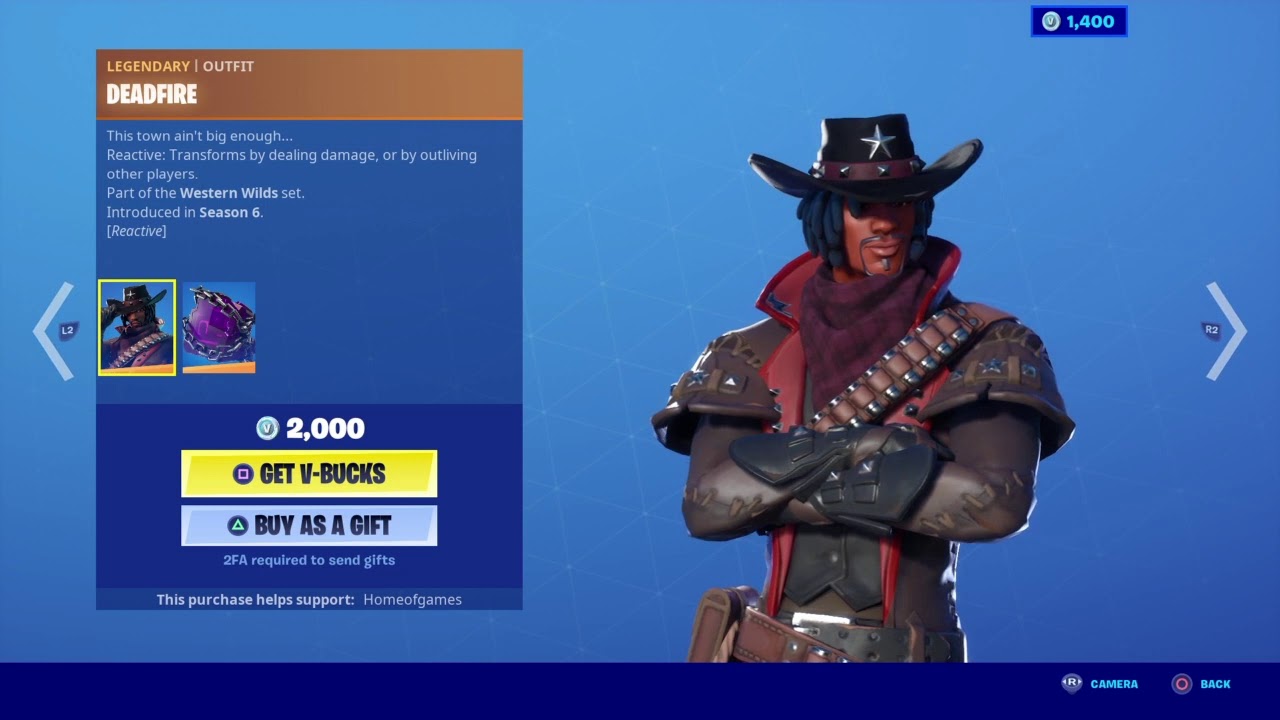 Fortnite Deadfire Skin - YouTube