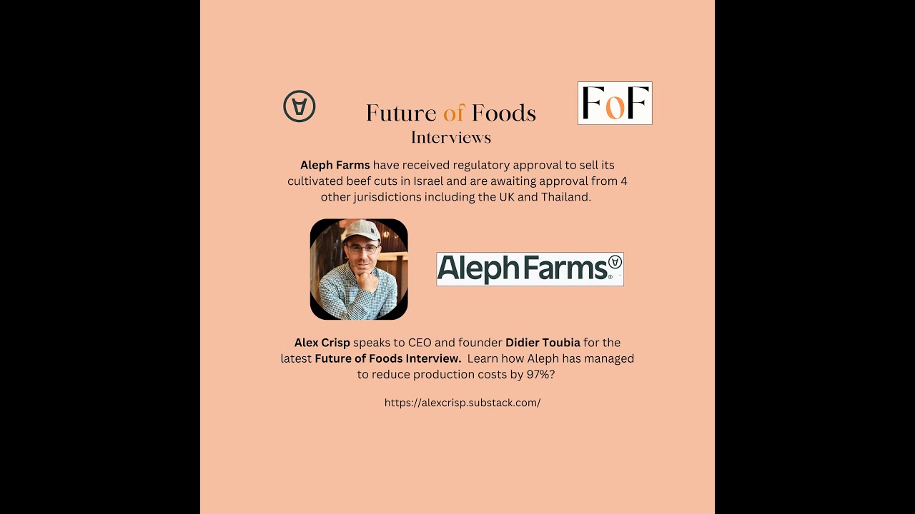 Delivering Cultivated Beef to the World - Aleph Farms - YouTube