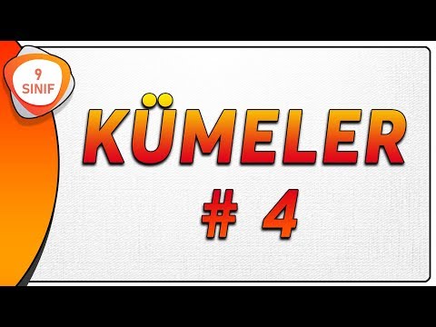 Kümeler 4 | 9.Sınıf Matematik (yeni müfredat) | #9.sınıf #kümeler