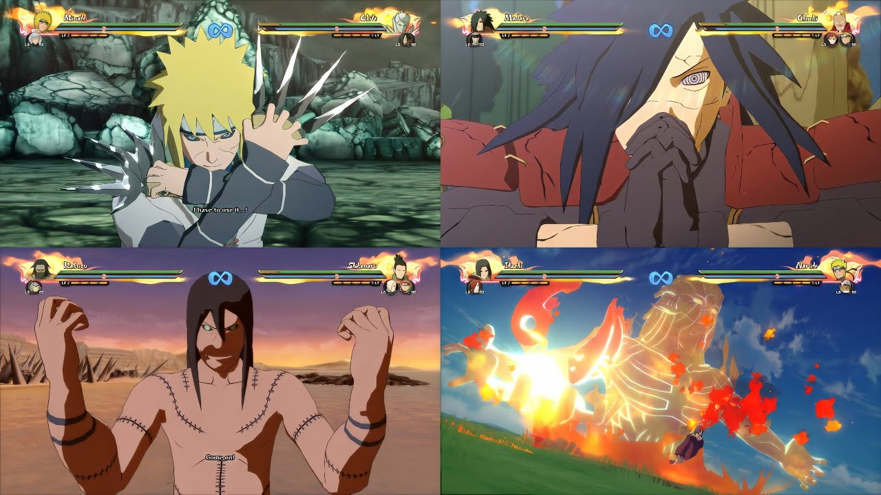 All Edo Tensei Ultimate Jutsu's | Naruto Shippuden Ultimate Ninja Storm ...