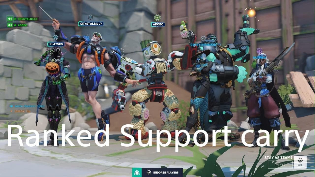 Overwatch 2 S15 Ranked Support Moira Double Feature - Nepal/Eichenwalde ...