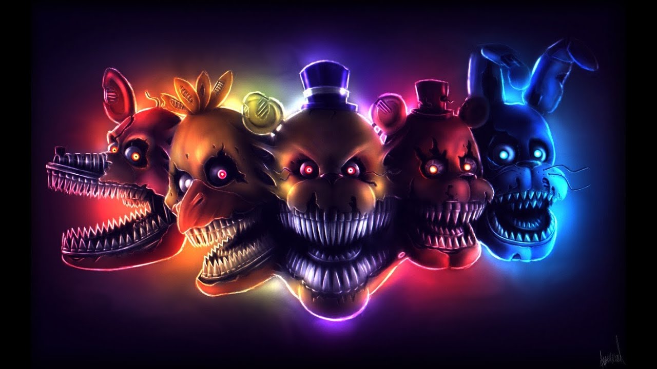 fnaf4 пробная часть - YouTube