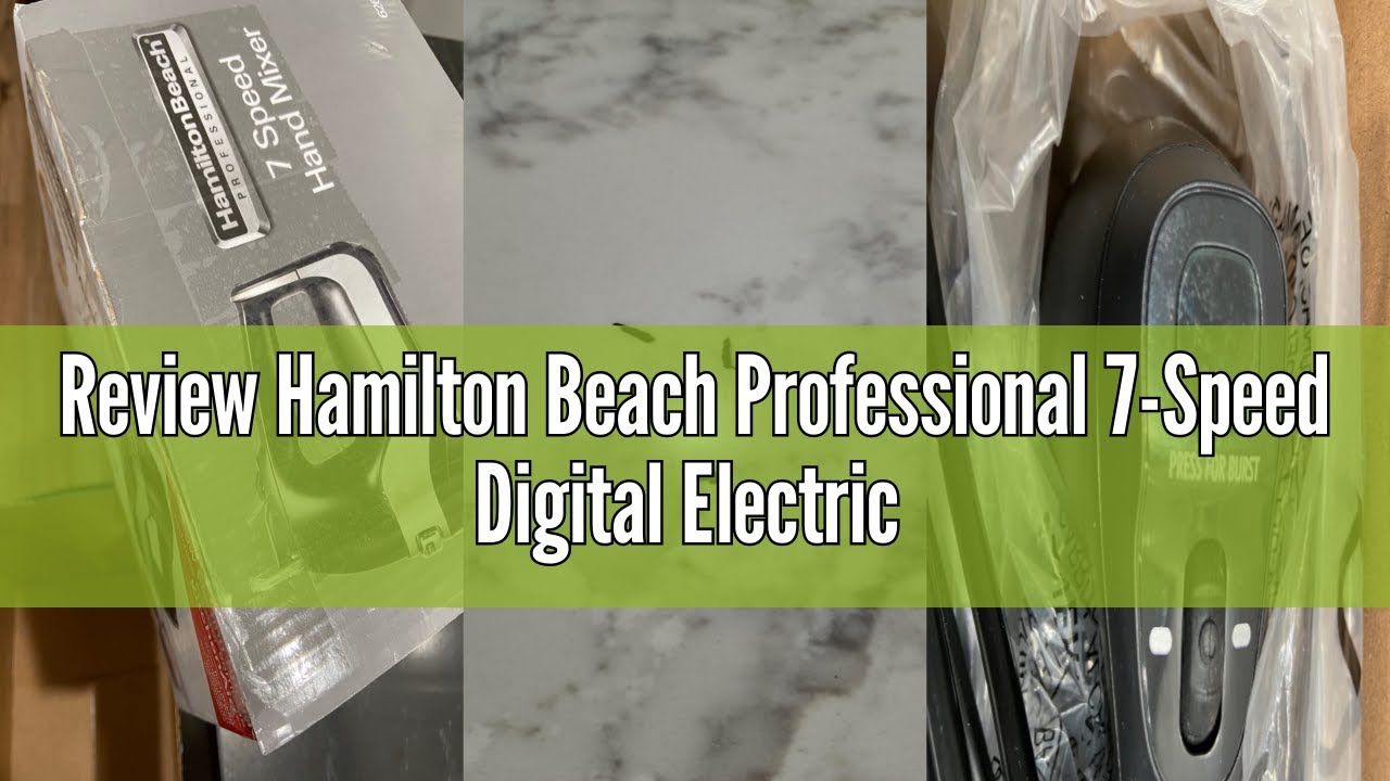 Review Hamilton Beach Professional 7-Speed Digital Electric Hand Mixer ...