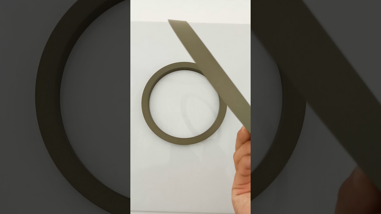 PTFE SOLID ANTI EXTRUSION RINGS/PTFE BACK-UP RINGS/TEFLON RINGS - YouTube