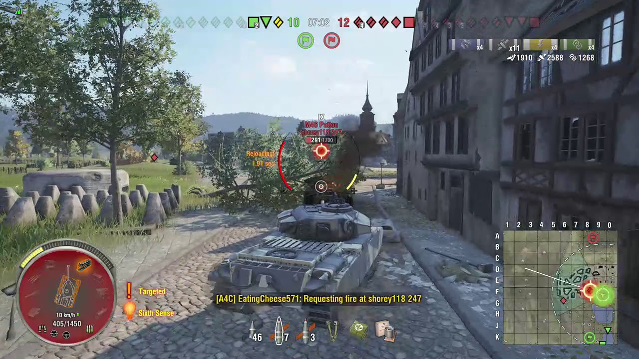World of Tanks Xbox one Earthshaker Strv 102 1 Kill (M) - YouTube
