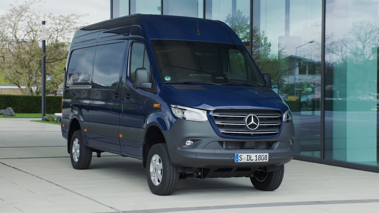 Mercedes Sprinter 4x4 steel blue (2024) - YouTube