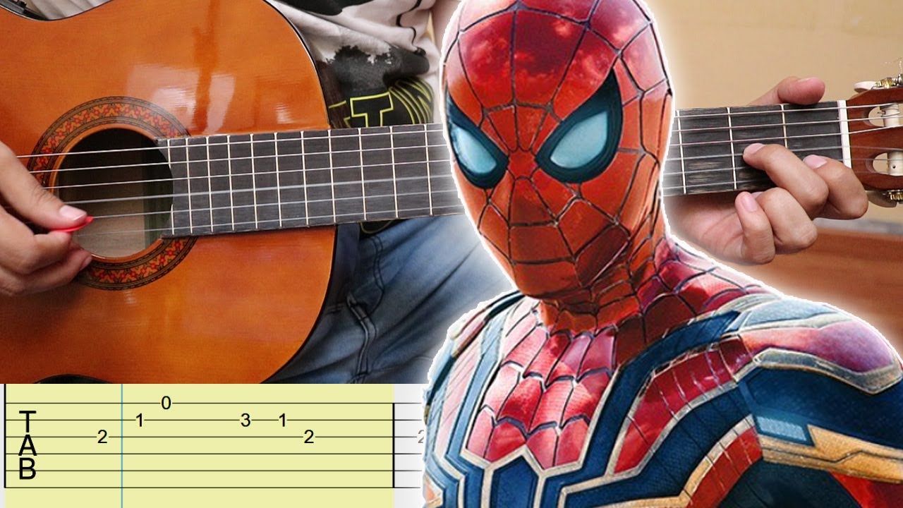 Spider Man / Theme / Guitarra Tutorial / Fácil / Cover - YouTube