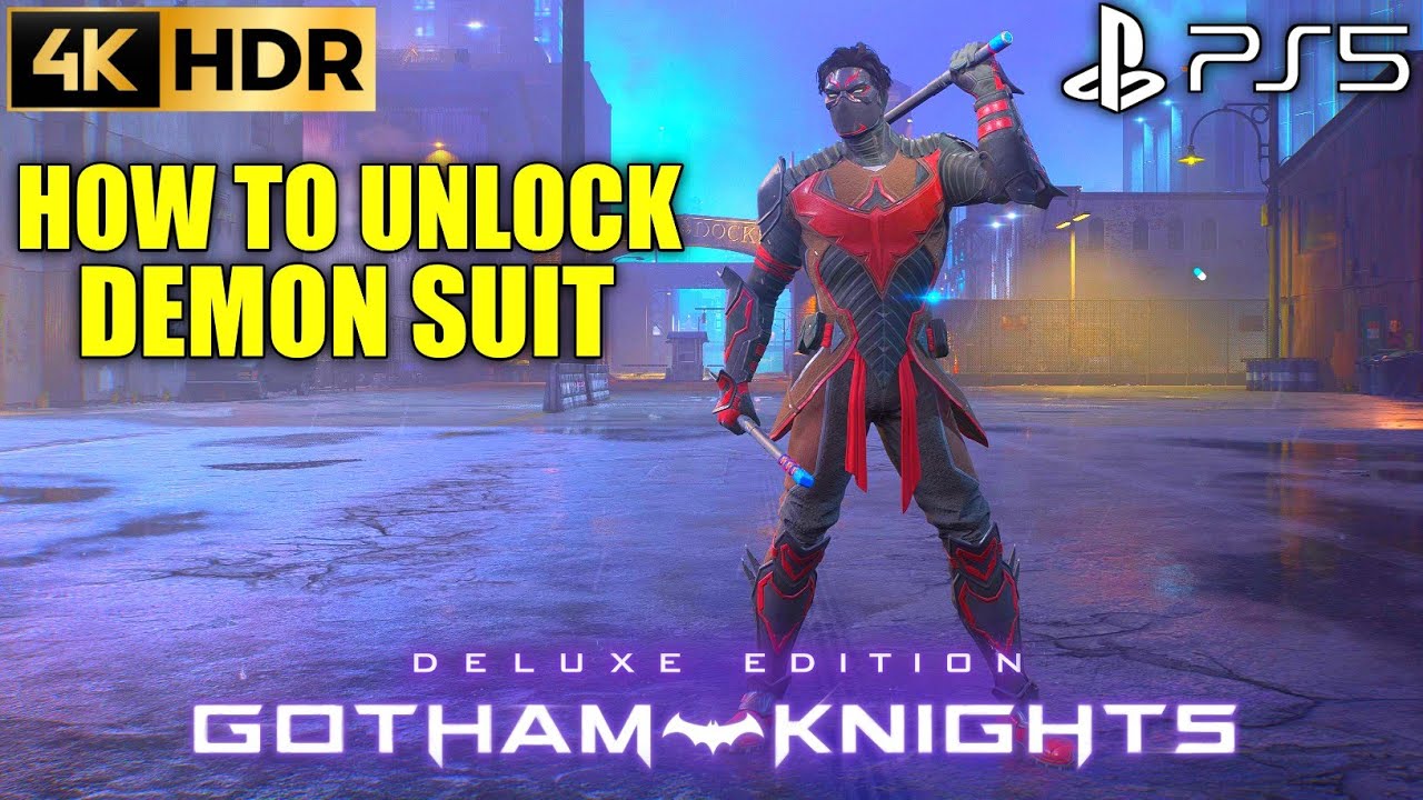 How to Unlock Demon Suit GOTHAM KNIGHTS Demon Suit | Gotham Knights How ...