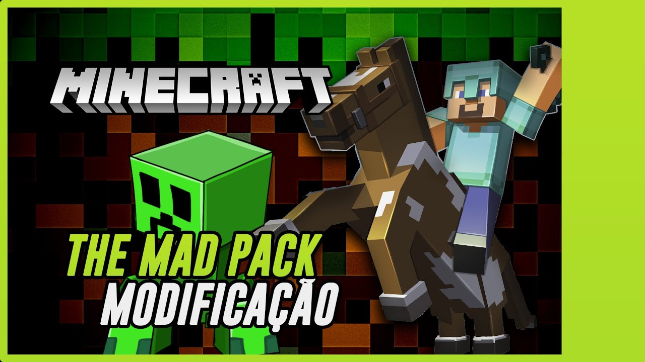 MINECRAFT - THE MAD PACK MODIFICAÇÃO - YouTube
