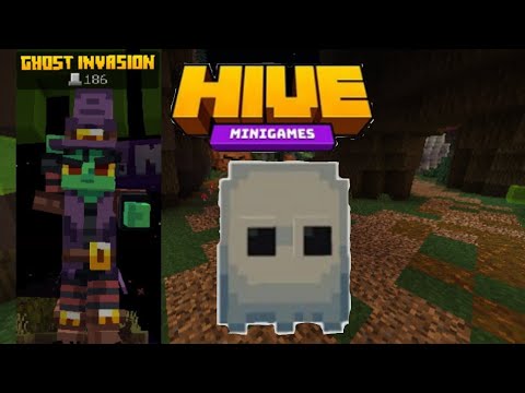 Jogando o Novo Minegame de Halloween do The Hive (Ghost Invasion) - YouTube