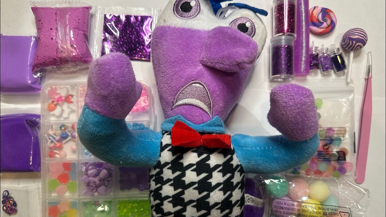 Inside out 2 Mixing slime ASMR with Fear - YouTube