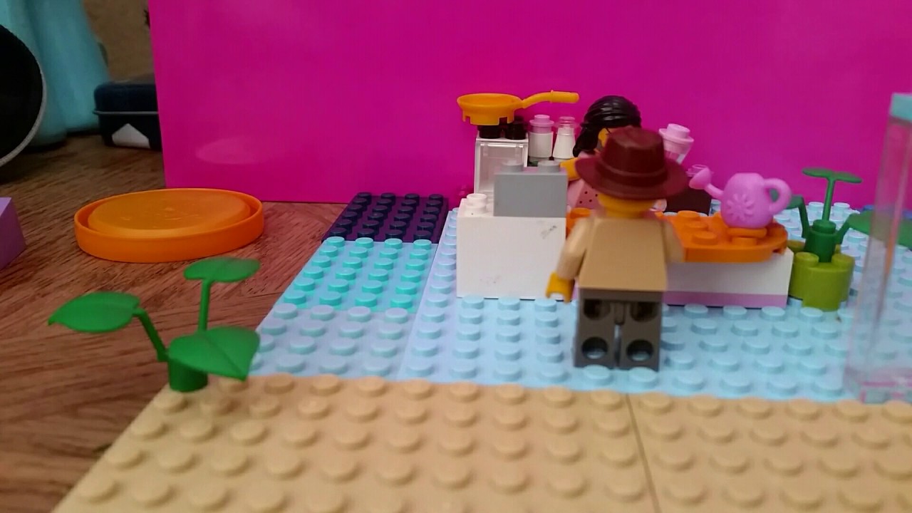 Ted gets a milk shake | Lego stopmotion - YouTube