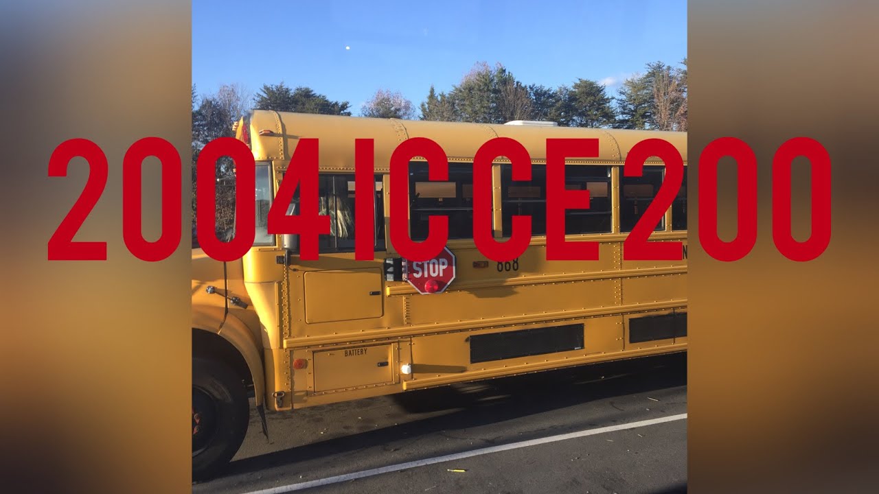 2004 IC CE 200 🚍 868S High School Morning Run - YouTube