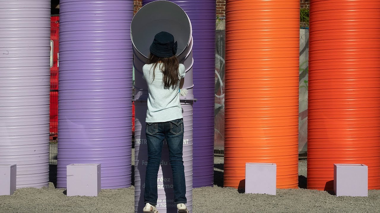 Wind Instrument: Art installation captures sounds of Montreal - YouTube