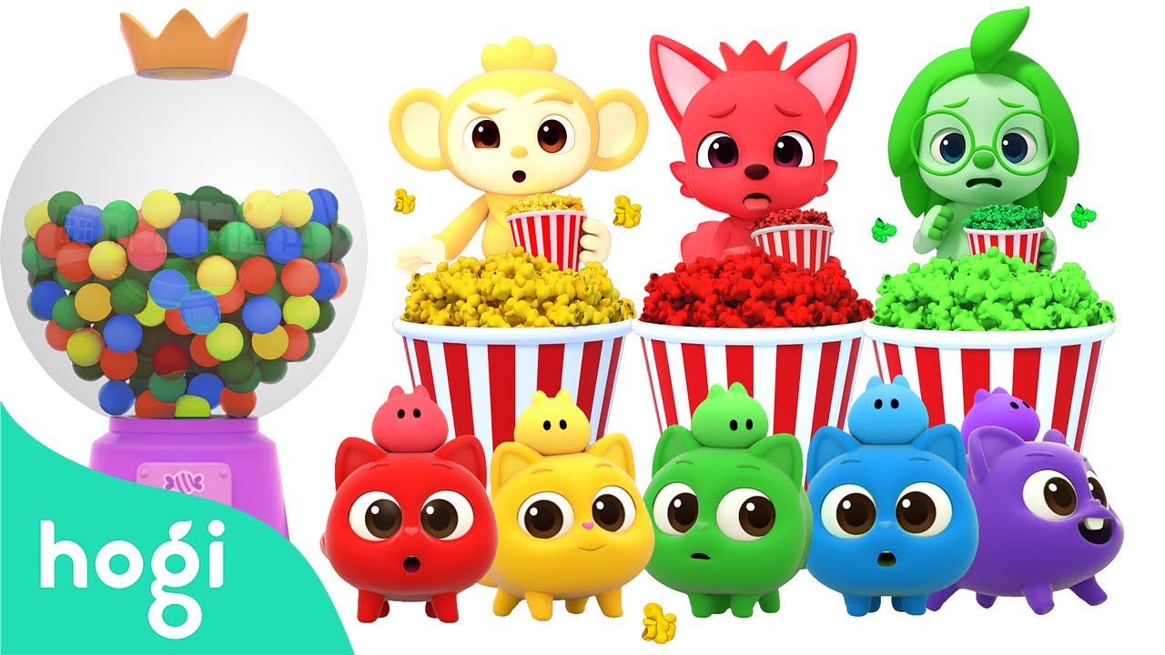 [BEST] Learn Colors with Candies 🍬 and Popcorn 🍿｜1+1｜Colors for Kids ...