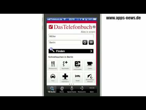 App Test Das Telefonbuch - YouTube