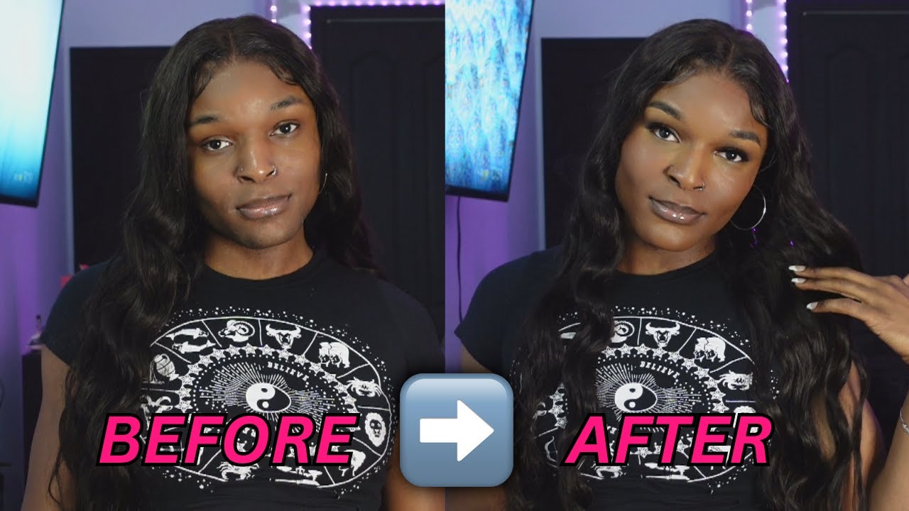 FEMINIZE YOUR FACE WITH MAKEUP! | MTF TRANSGENDER - YouTube