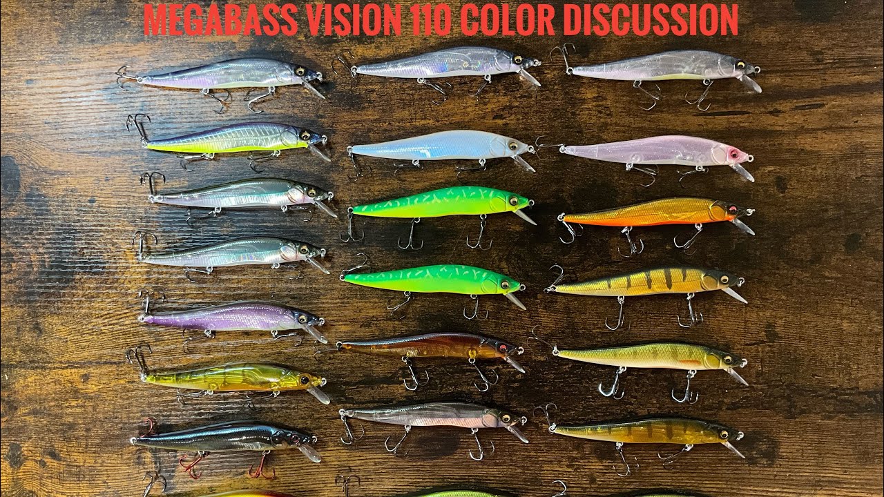Megabass Vision 110 Color Discussion - YouTube