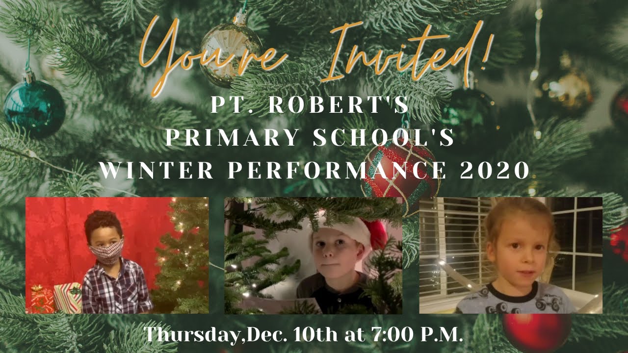 Point Roberts' Primary School Winter Performance 2020 - YouTube