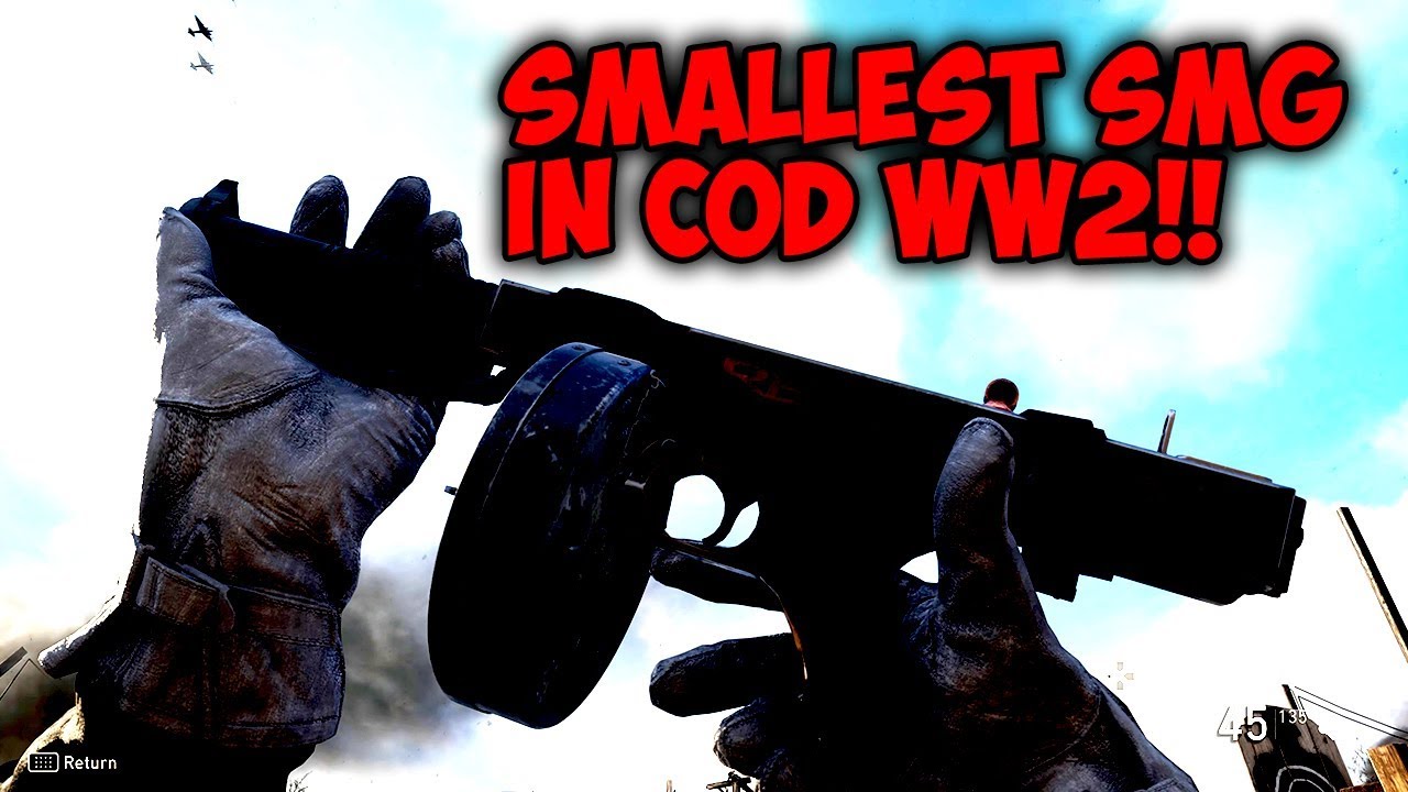 This Is The SMALLEST SMG In COD WW2 - YouTube