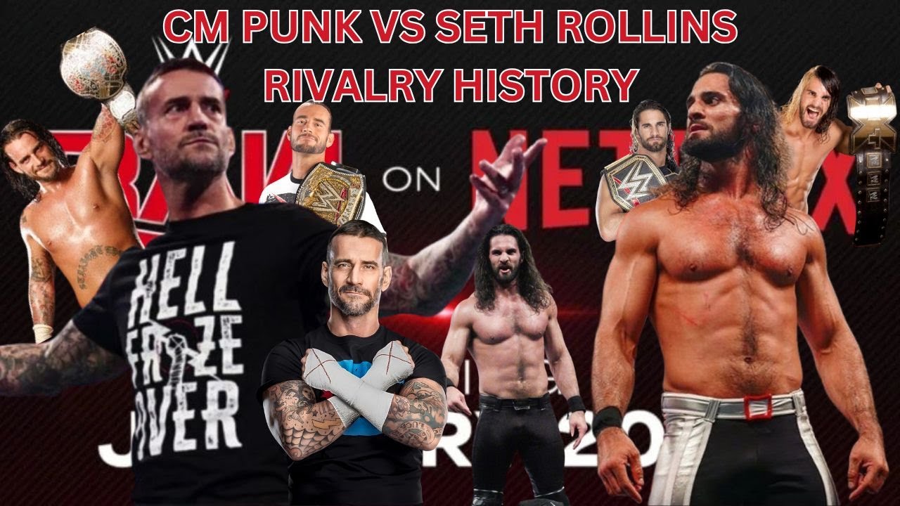 Seth Rollins vs CM Punk Rivalry History - YouTube
