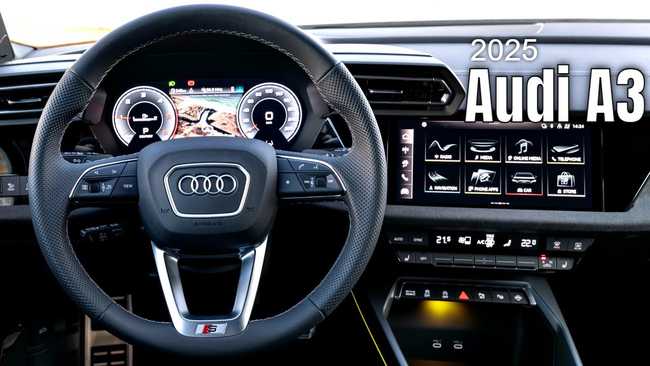 New 2025 Audi A3 Sportback Interior Cabin - YouTube