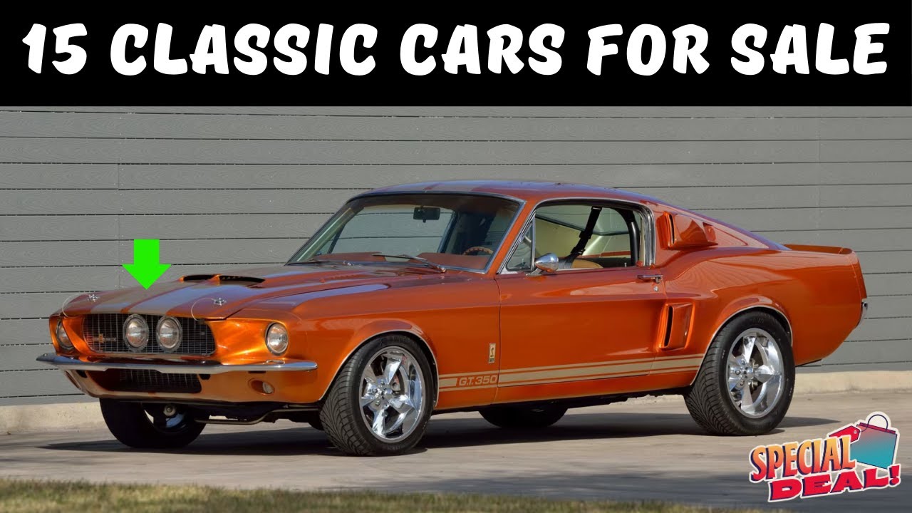 OMG! 15 Classic Cars for Sale CHEAP You WON'T Believe🚗💥 SOUND ON1 - YouTube