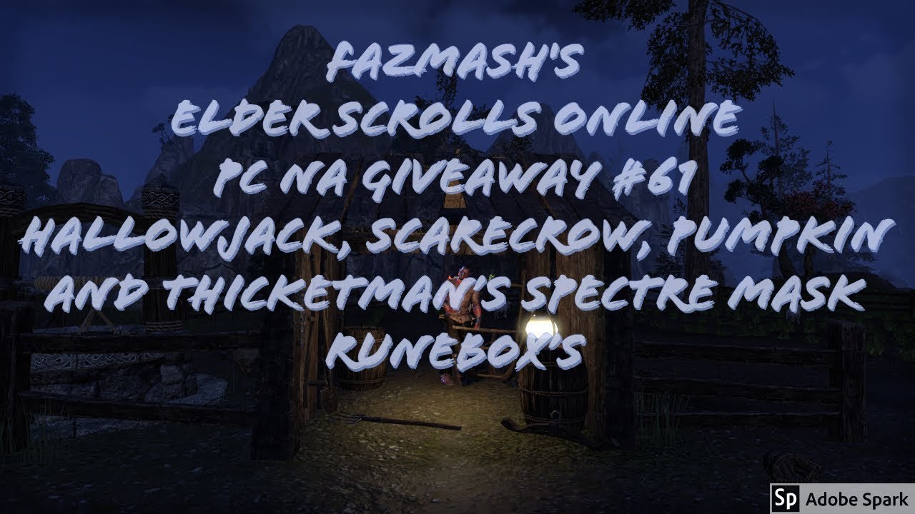 ESO PC NA Giveaway #61 - Hallowjack, Scarecrow, Pumpkin and Thicketman ...