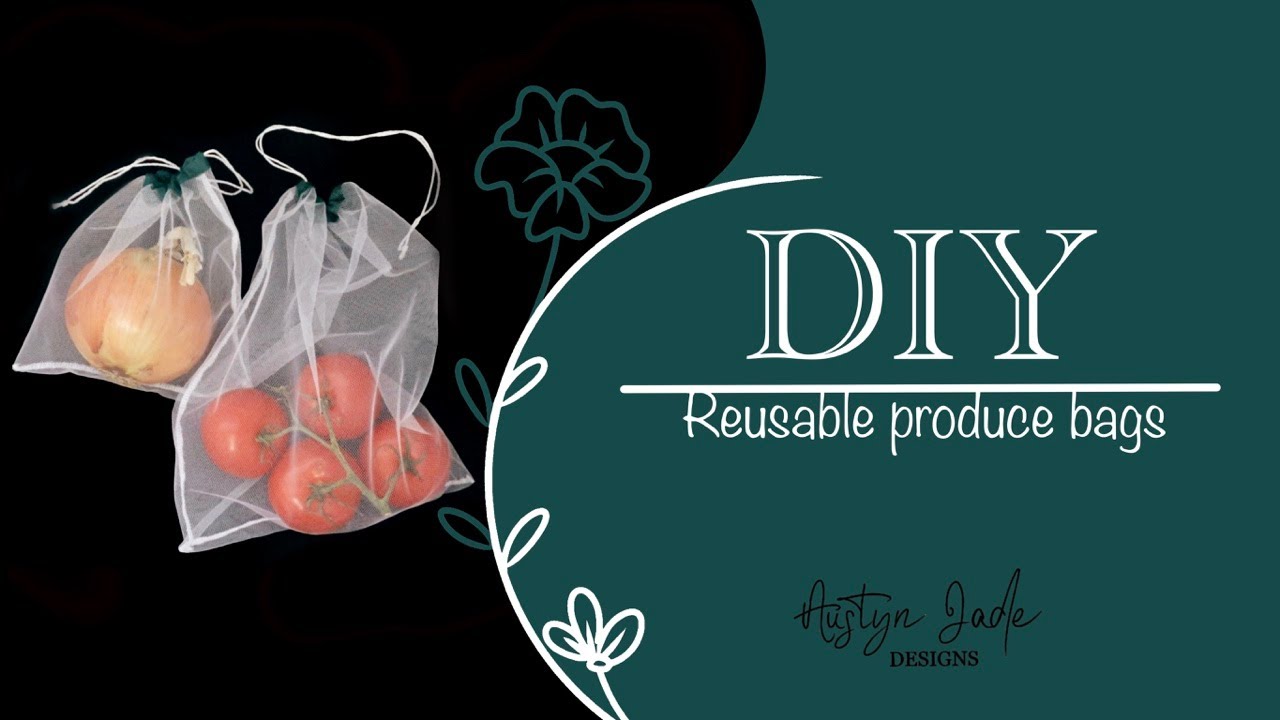 DIY | Reusable produce bags - YouTube