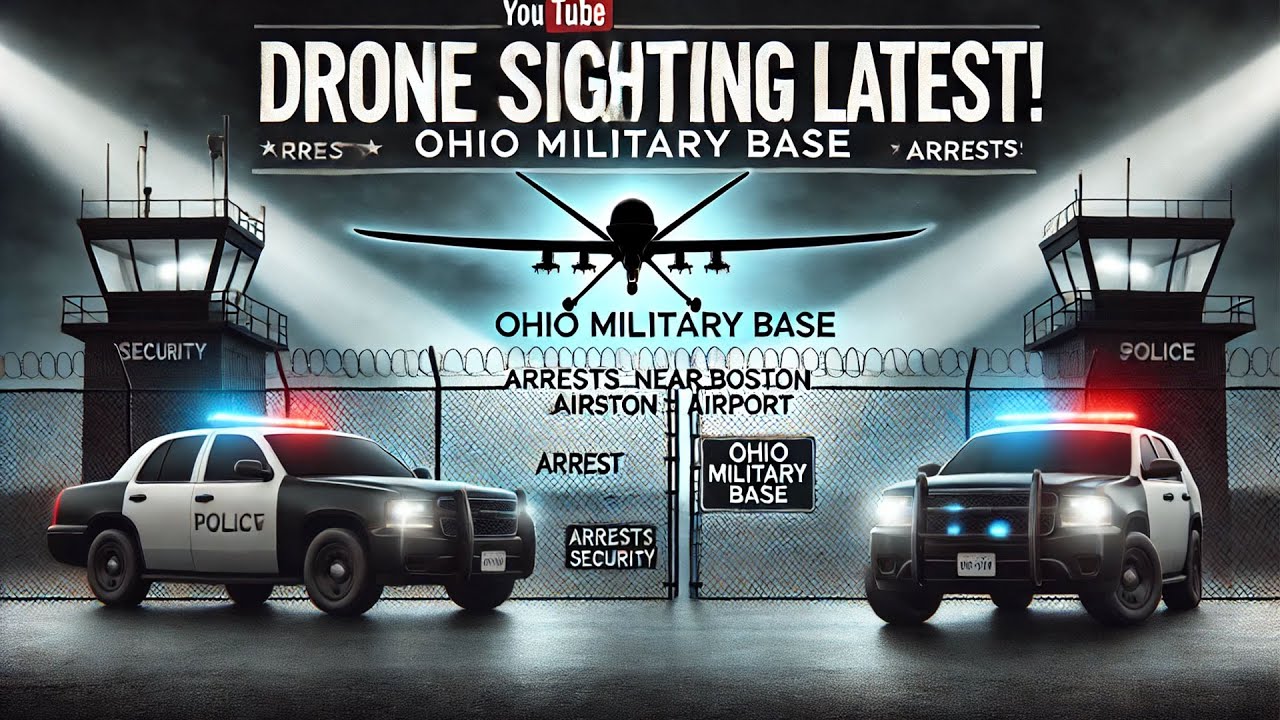Drone sighting latest: Ohio military base, arrests near Boston airport ...