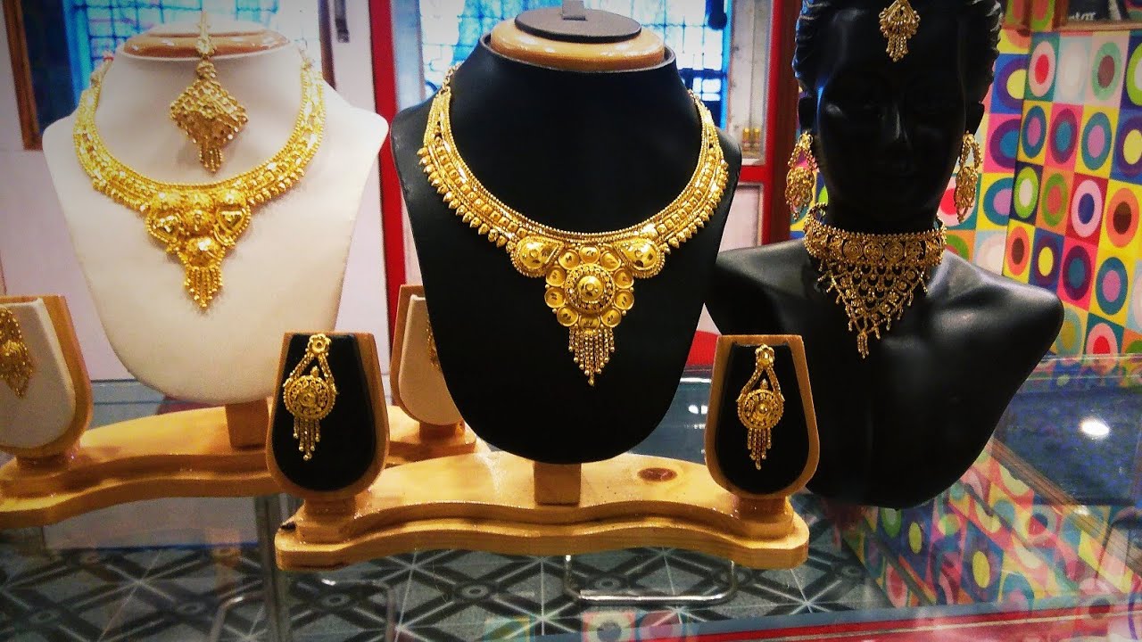 Full wedding jewellery set | bridal Jewellery Set | gold necklace set ...