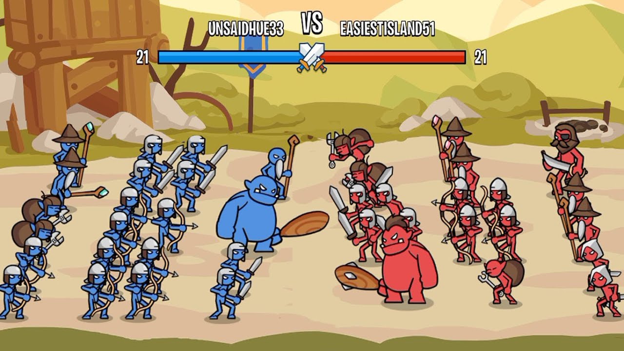 (Online )Stick Wars 2 : Battle of Legions - Android Gameplay - YouTube