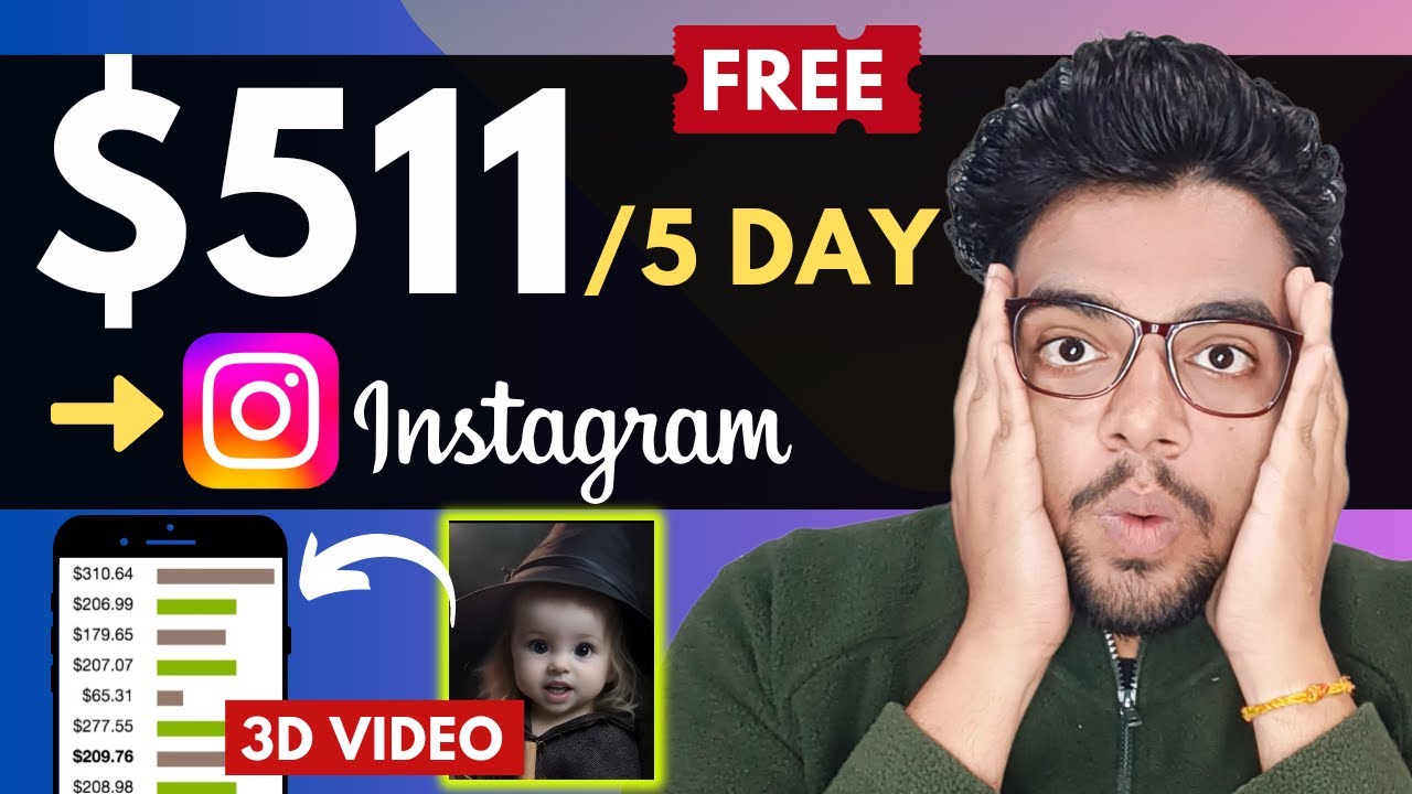 Made $511/5 Days using Instagram | Instagram Affiliate Marketing | AI 3D VIDEO Tutorial | 2024 ...