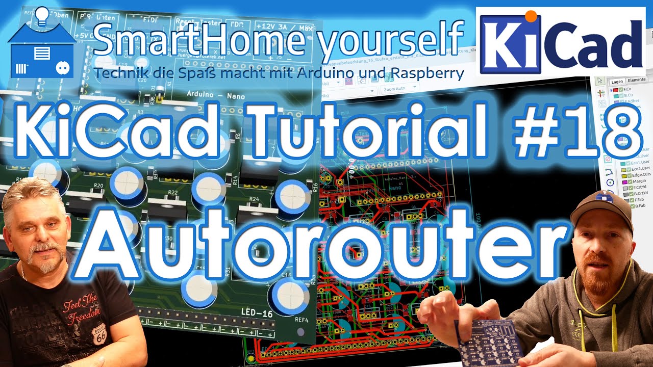 KiCad Tutorial für Anfänger #18 - Autorouter, Globales entfernen und ...