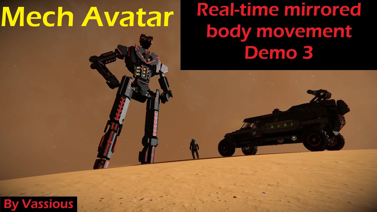 VR Mech Avatar - Demo 3 | Space Engineers - YouTube